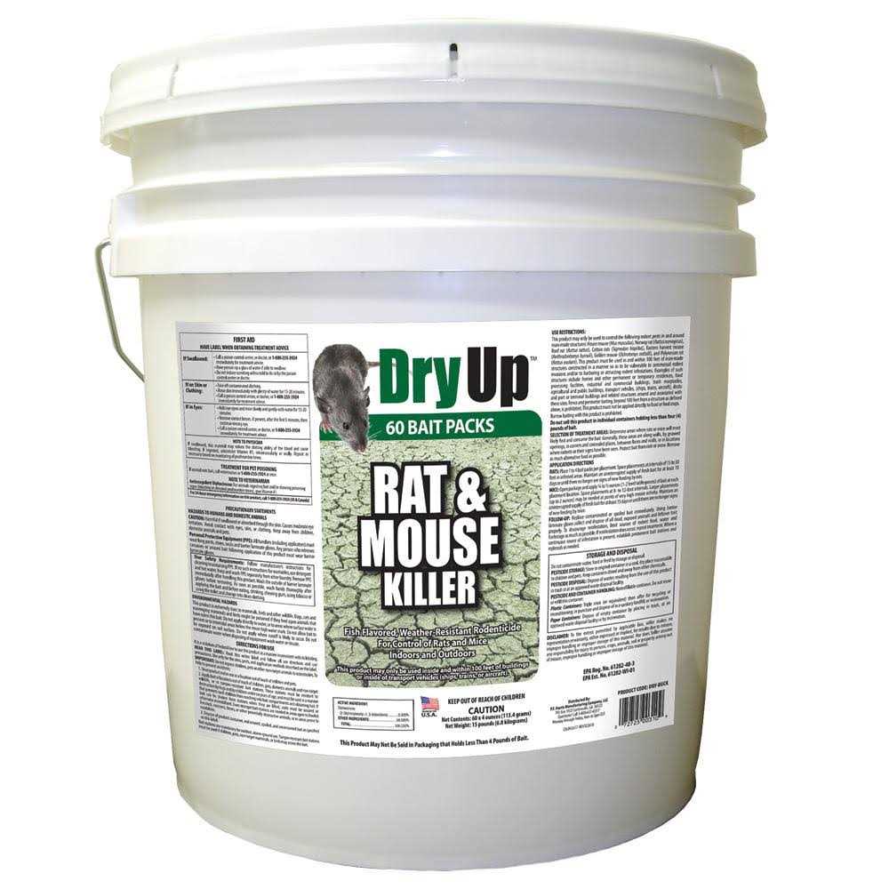 Harris Dry Up Rat and Mouse Killer Pellets - Home & Office Supplies on sale