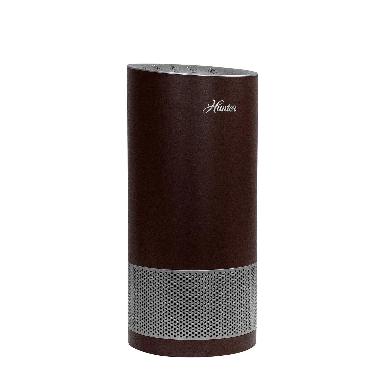 Hunter HP450UV True HEPA Cylindrical Tower Air Purifier with UVC Light ...